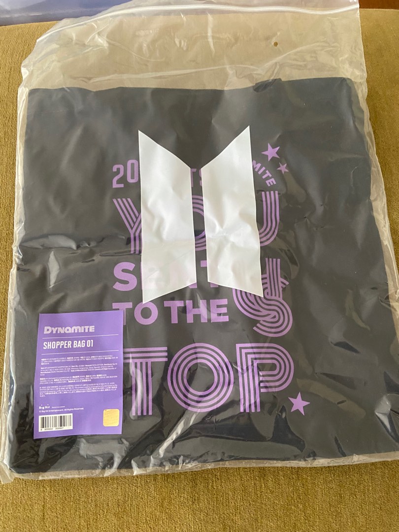 BRAND NEW BTS Dynamite Celebration Tote Bag, Towel Set!, Hobbies & Toys ...