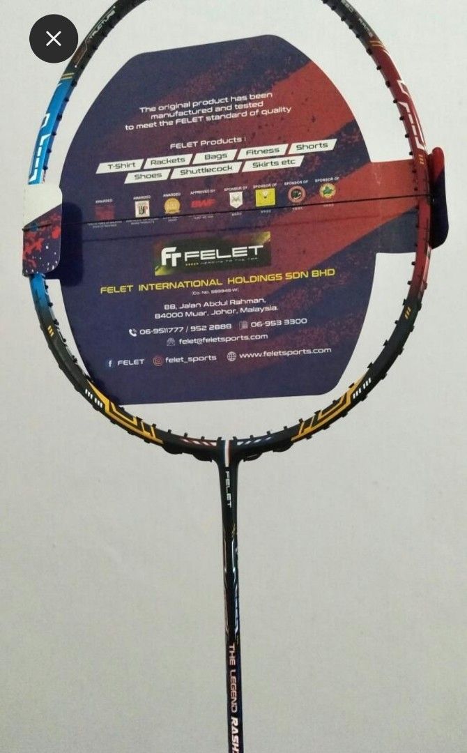 Brand New Unit Set Felet Limited Edition Pro The Legend Rashid Sidek 4U ...