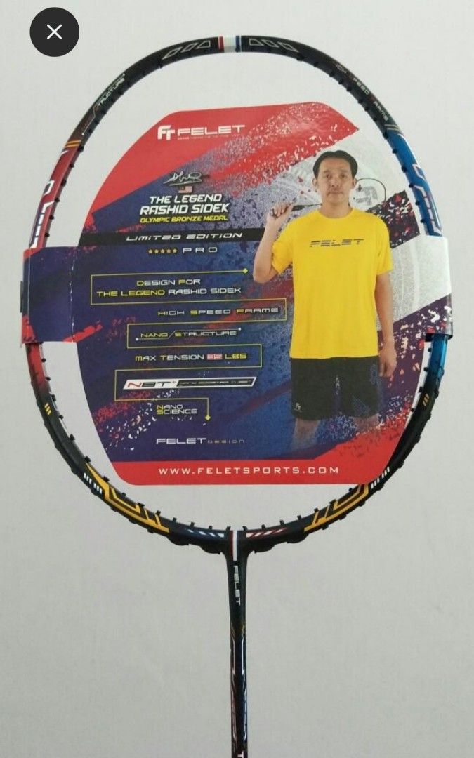 Brand New Unit Set Felet Limited Edition Pro The Legend Rashid Sidek 4U ...