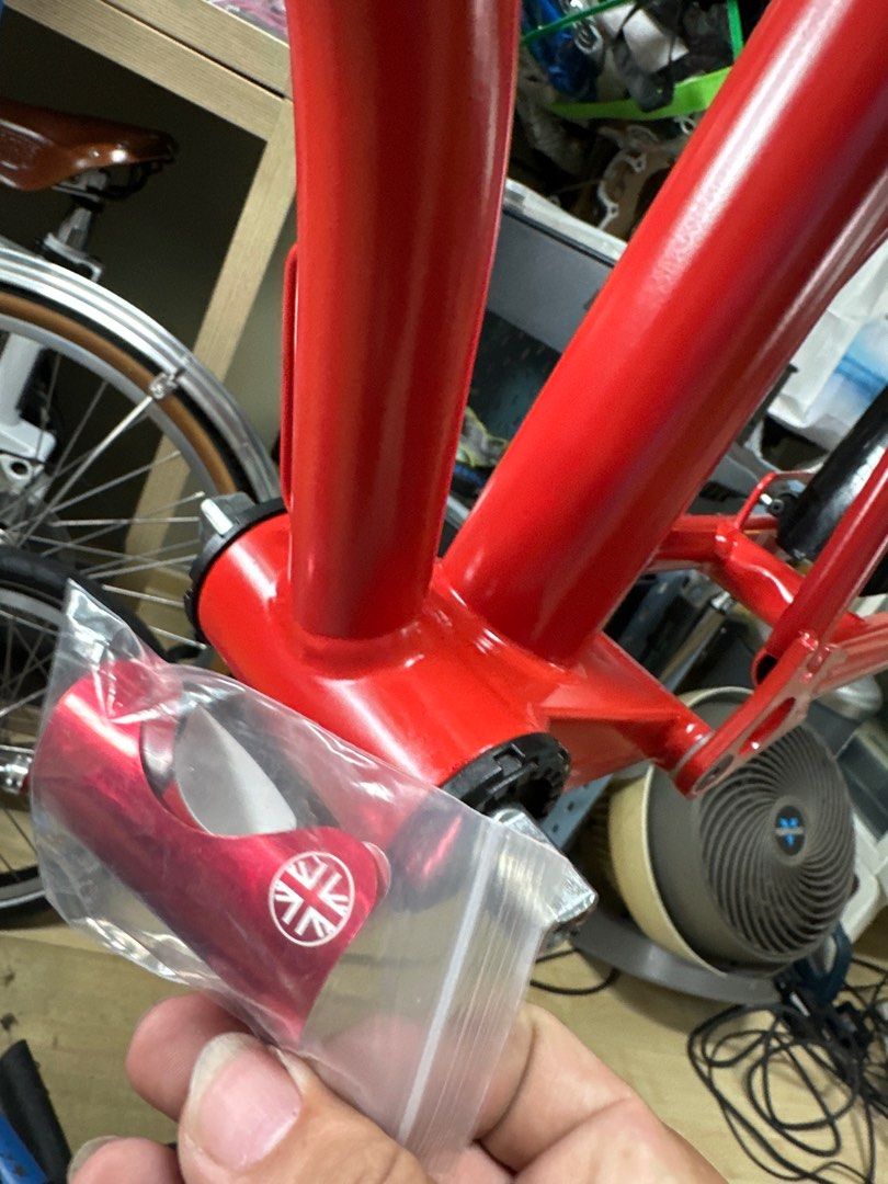 Brompton main frame bottom bracket protector only available in red ...