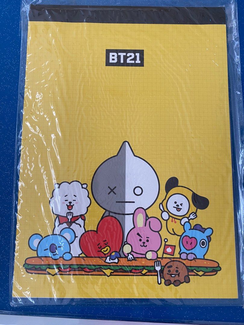 BT21 Official Notepad, Hobbies & Toys, Memorabilia & Collectibles, K ...