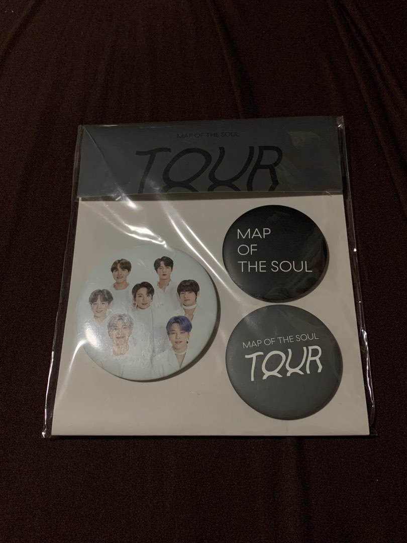 BTS Map of the Soul Can Badge (Original), Hobbies & Toys, Memorabilia ...