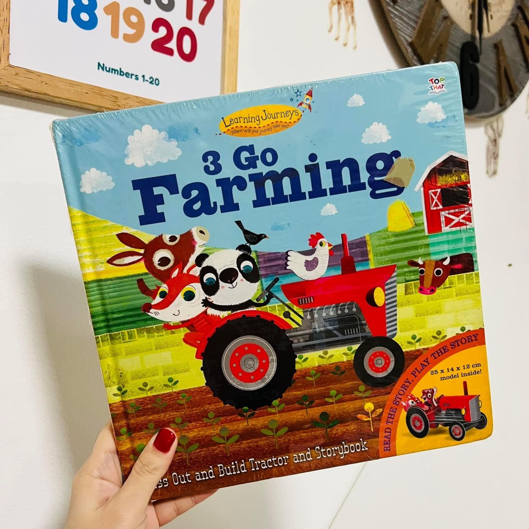Build a Tractor Book interactive book, Hobbies & Toys, Books ...