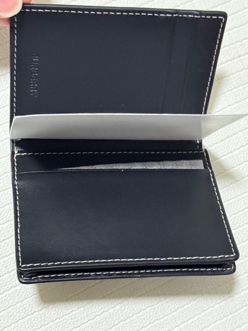 Burberry flint cardcase giant check, Luxury, Bags & Wallets on Carousell