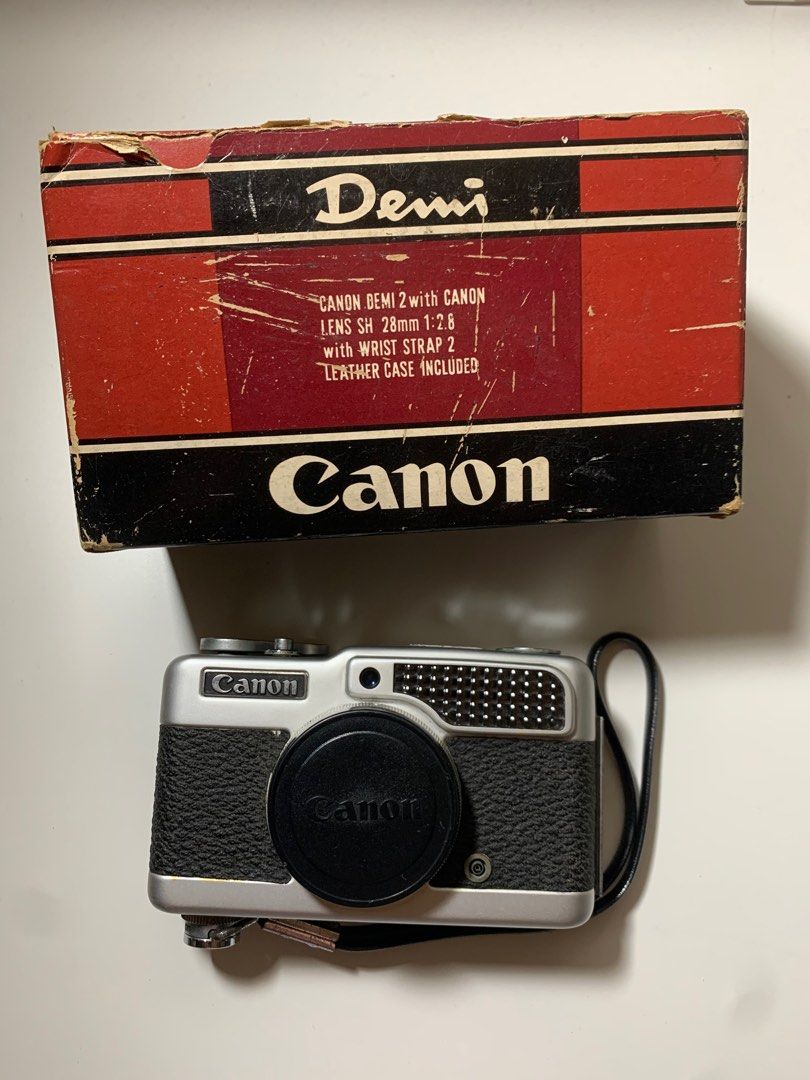 Canon Demi (Half Frame Film Camera) with original lens cap & strap ...