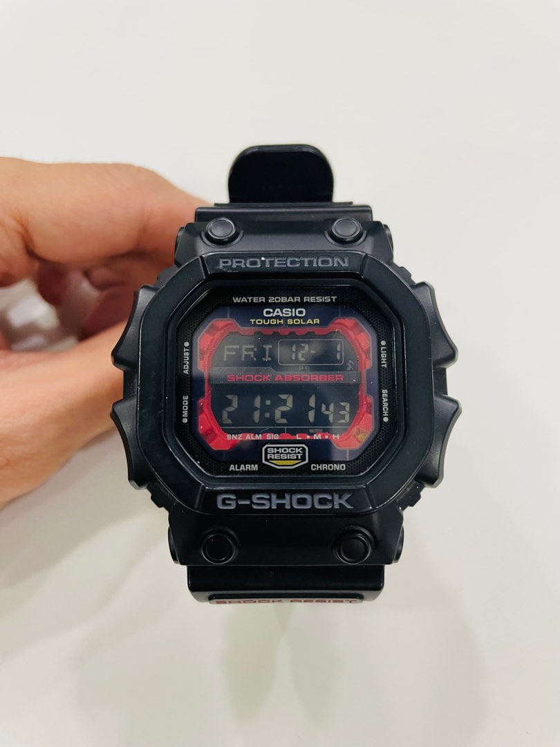 Casio G-Shock GX-56-1ADR "King G" Black/Red, Men's Fashion, Watches ...