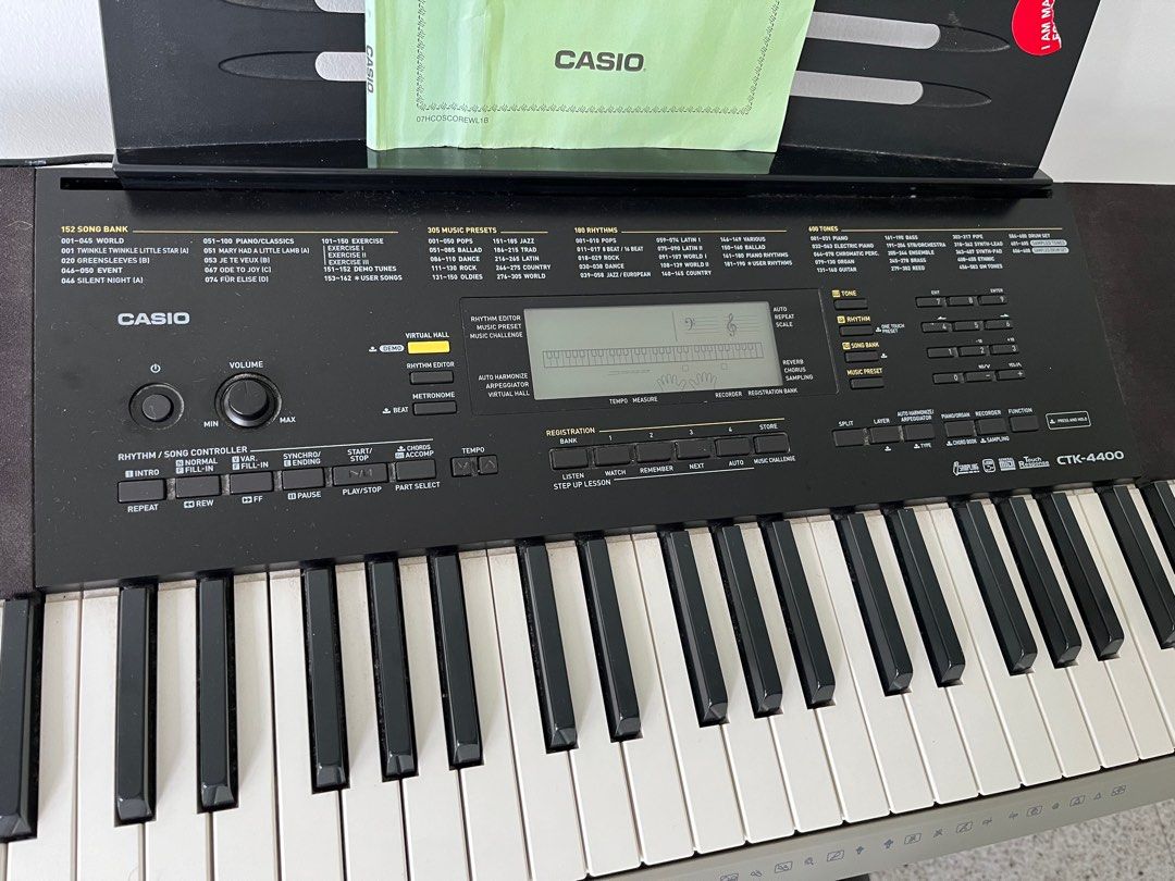 Casio Keyboard - CTK 4400, Hobbies & Toys, Music & Media, Musical Instruments on Carousell