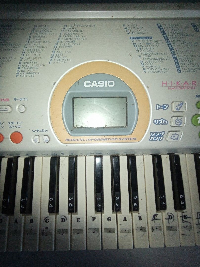 Casio LK-101 with issue, Hobbies & Toys, Music & Media, Musical Instruments on Carousell