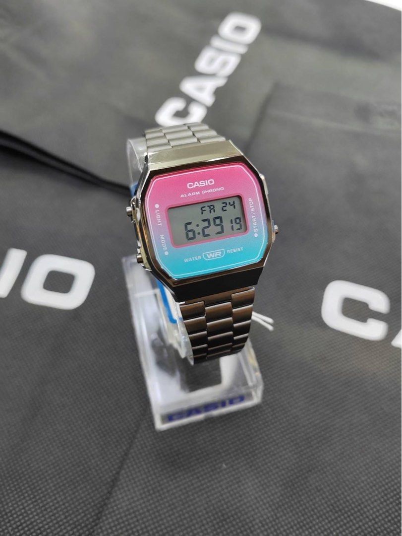 Casio Watch A168WERB-2 A168WERB-2A, Women's Fashion, Watches ...