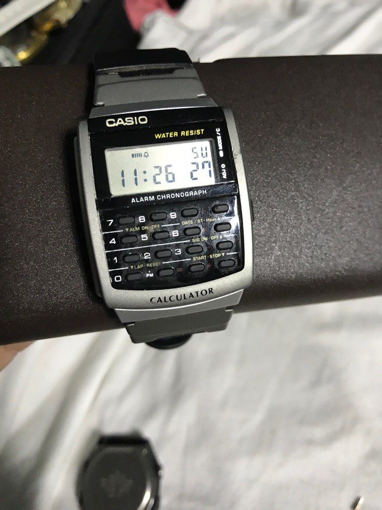 Casio watch calculator authentic, Men's Fashion, Watches & Accessories ...