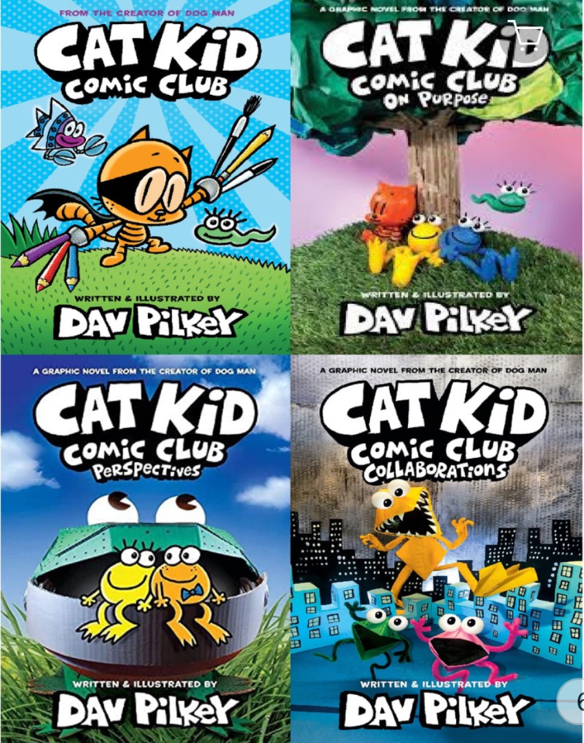 Cat Kid Comic Club (4 books), Hobbies & Toys, Books & Magazines ...
