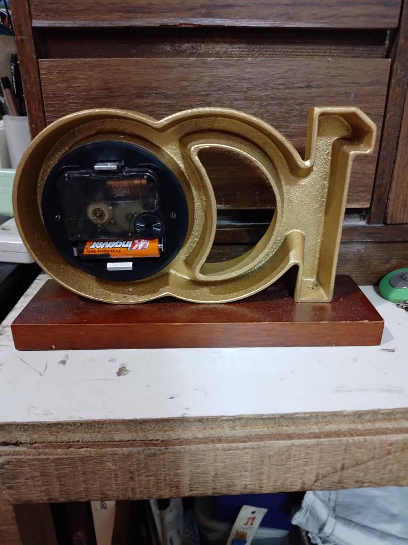 Centennial Clock Metal, Furniture & Home Living, Home Decor, Clocks on ...