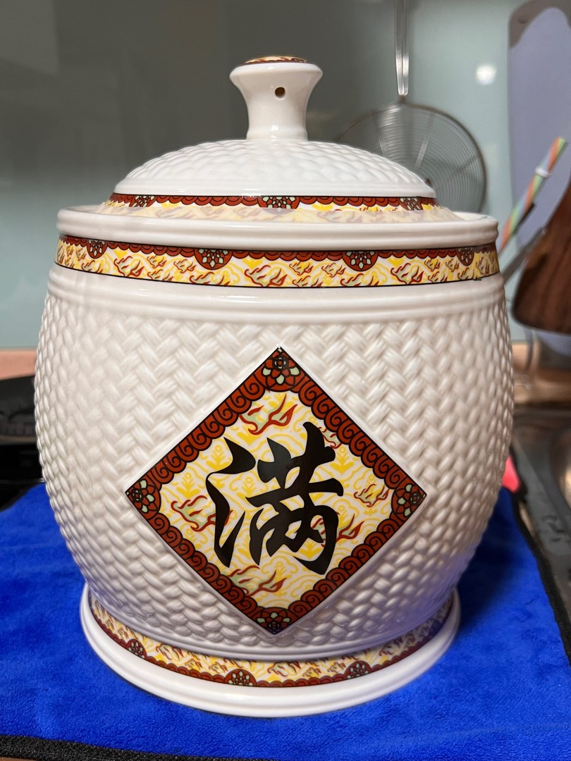 Ceramic Rice Jar 5KG, Furniture & Home Living, Kitchenware & Tableware ...