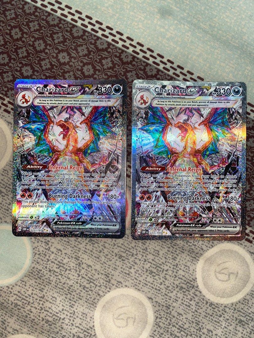 Charizard EX SIR - Pokemon Obsidian Flames, Hobbies & Toys, Toys ...