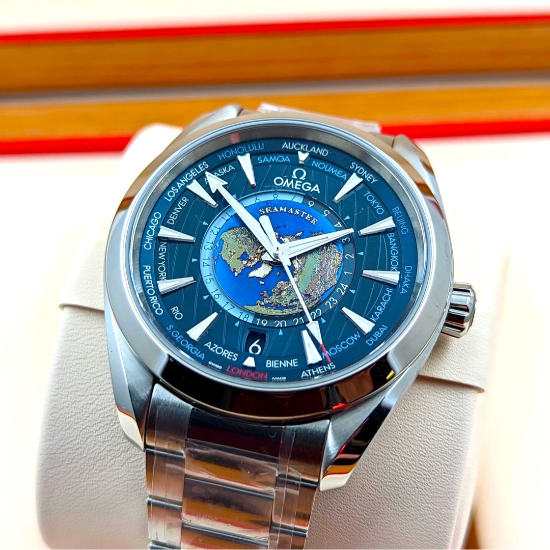 CHEAPEST Omega Aqua Terra WorldTimer, Luxury, Watches on Carousell