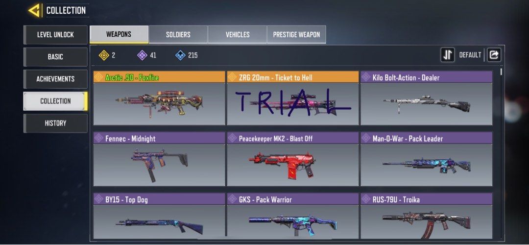 CODM/Call of Duty Mobile 1 Legendary Sniper Leg, Video Gaming, Video ...