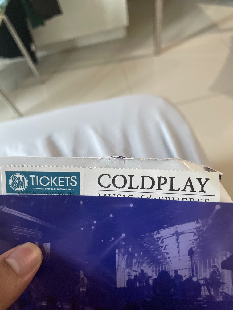 Coldplay Concert Ticket (LBOX B Reg), Tickets & Vouchers, Event Tickets ...
