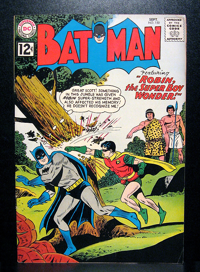 COMICS: DC: Batman #150 (1962), Robin becomes the Super Boy Wonder ...
