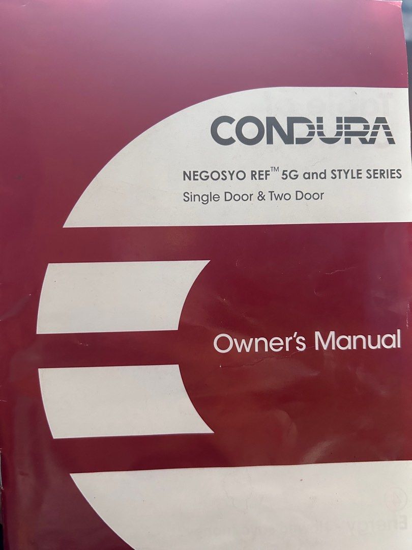 Condura Negosyo Ref Single Door, TV & Home Appliances, Kitchen ...