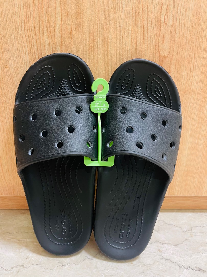 Crocs Classic Slides (9 Men & 11 Women), Men's Fashion, Footwear ...