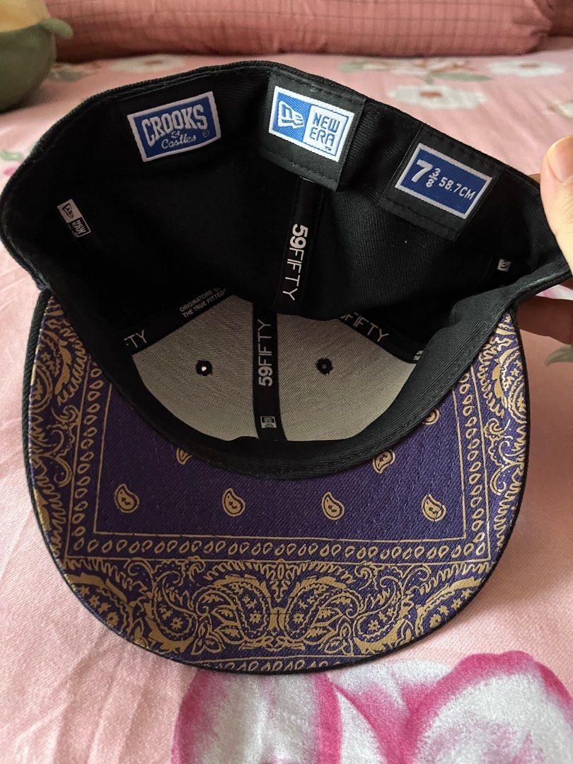 Crooks & Castles x New Era “Chain C Bandana” 59FIFTY Fitted Cap, Men's ...