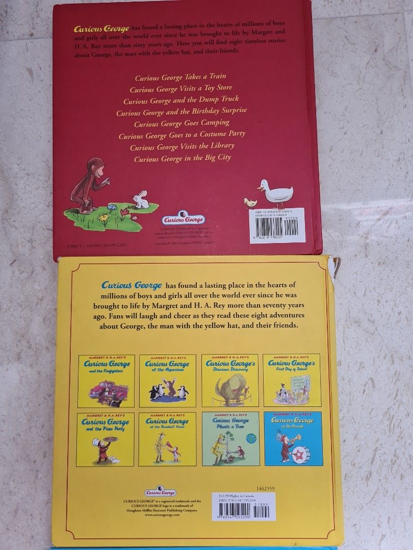Curious George (13 books for $10), Hobbies & Toys, Books & Magazines ...