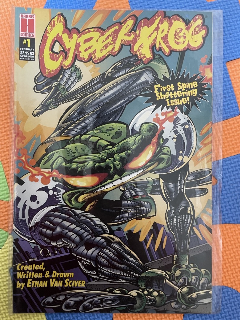 CYBERFROG #1 (HARRIS COMICS), Hobbies & Toys, Books & Magazines, Comics ...