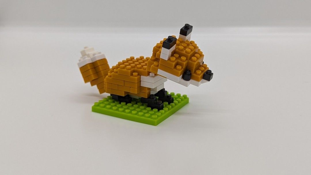 Daiso Petit Block - Fox, Hobbies & Toys, Toys & Games on Carousell