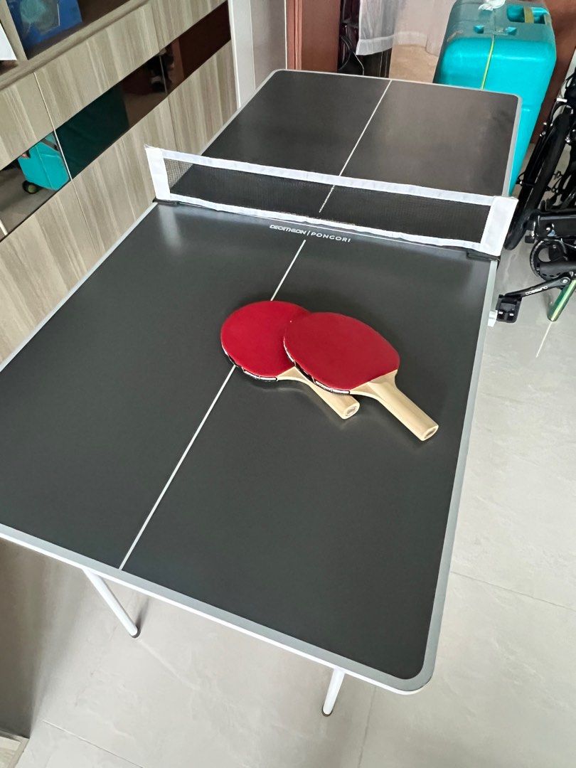 Decathlon Table Tennis Table Pongori, Sports Equipment, Sports & Games ...