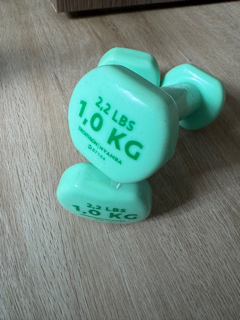 Decathlon Weights 3kg 1.5kg 1kg, Sports Equipment, Exercise & Fitness ...