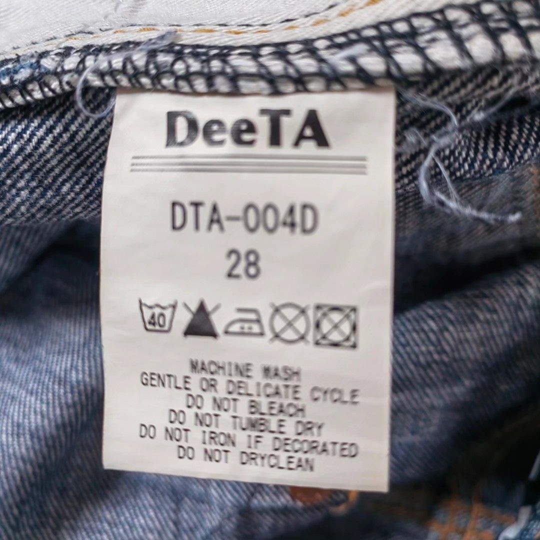 Deeta made in japan selvedge denim, Men's Fashion, Bottoms, Jeans on Carousell