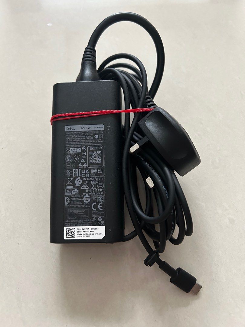 Dell Original Laptop Charger 65w USB Type-C, Computers & Tech, Parts ...