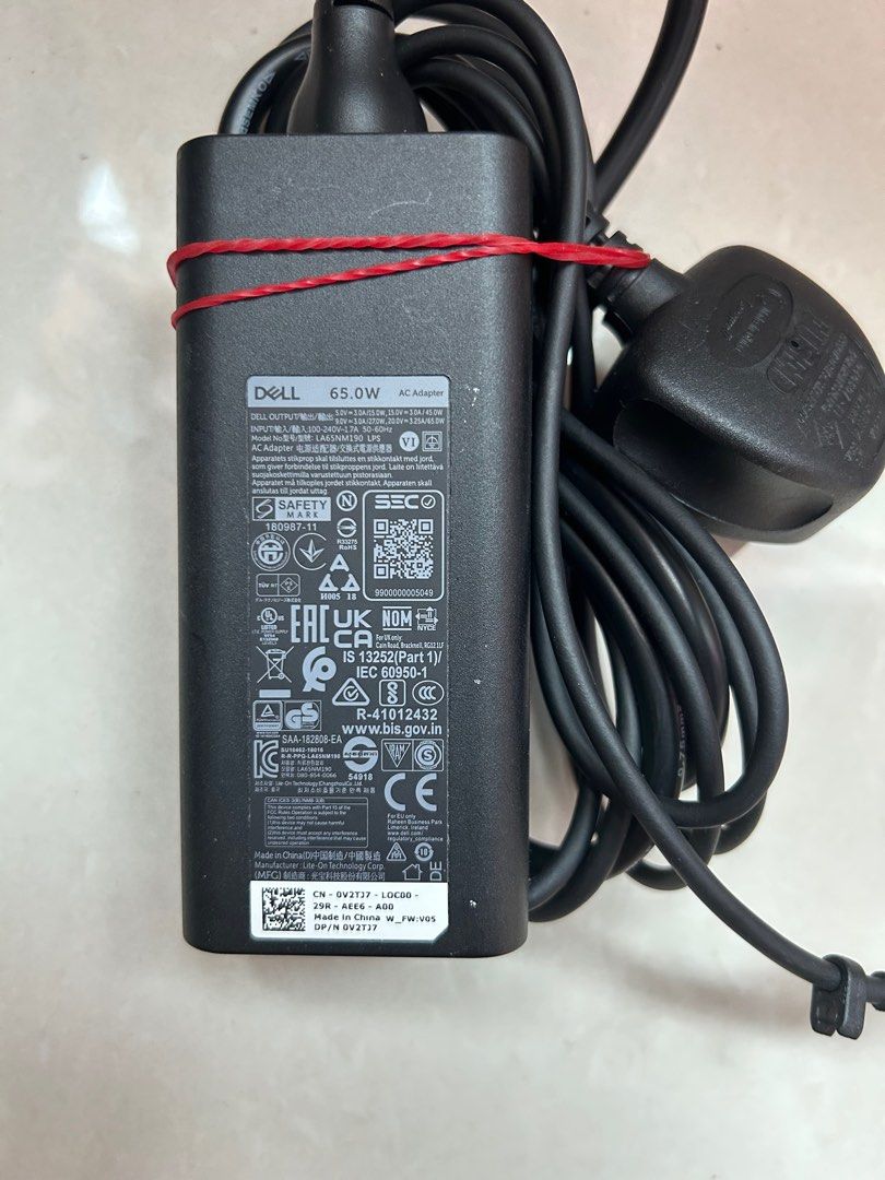 Dell Original Laptop Charger 65w USB Type-C, Computers & Tech, Parts ...