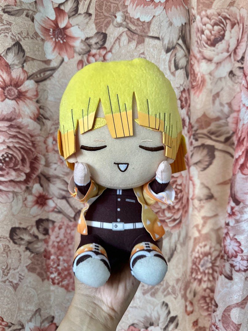 Demon Slayer Zenitsu Agatsuma Stuffed Plush Toy, Hobbies & Toys, Toys ...