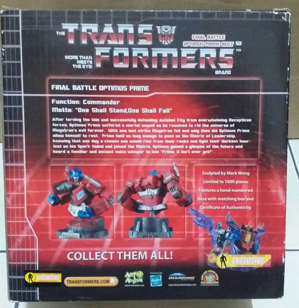 Diamond Select Optimus Prime, Hobbies & Toys, Toys & Games on Carousell
