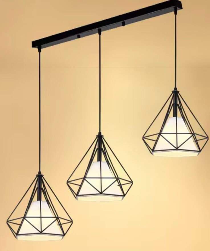 Diamond Shape Hanging lights, Furniture & Home Living, Lighting & Fans ...