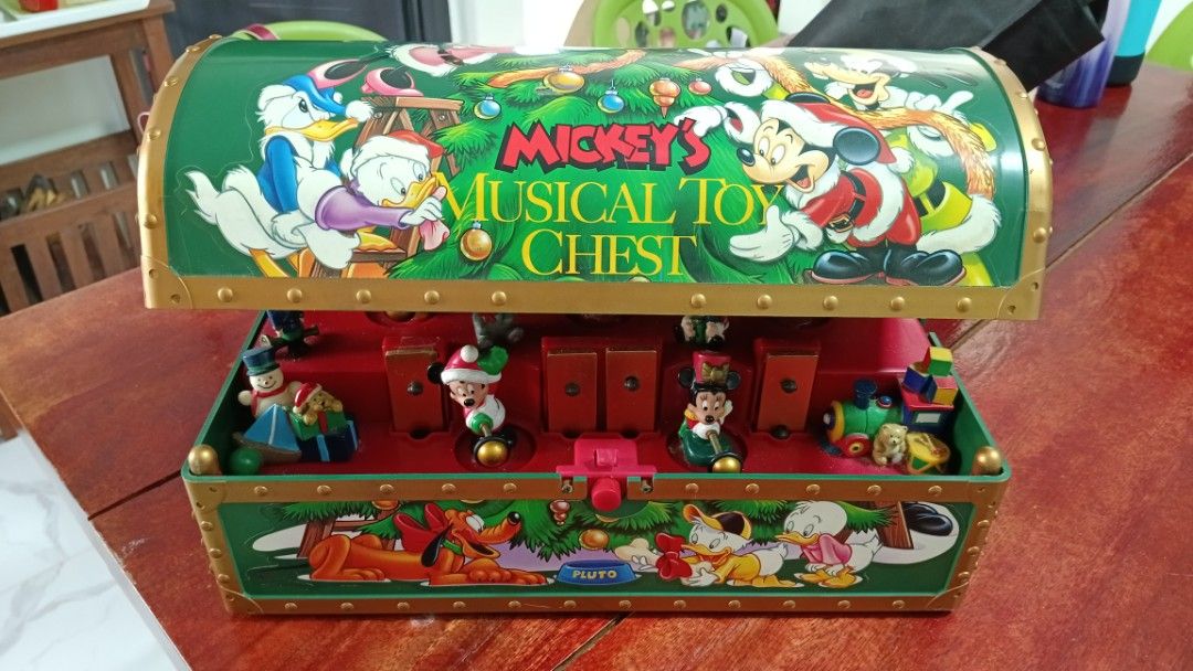 Disney Christmas Chest Box, Furniture & Home Living, Home Decor, Other ...