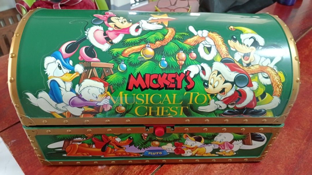 Disney Christmas Chest Box, Furniture & Home Living, Home Decor, Other ...