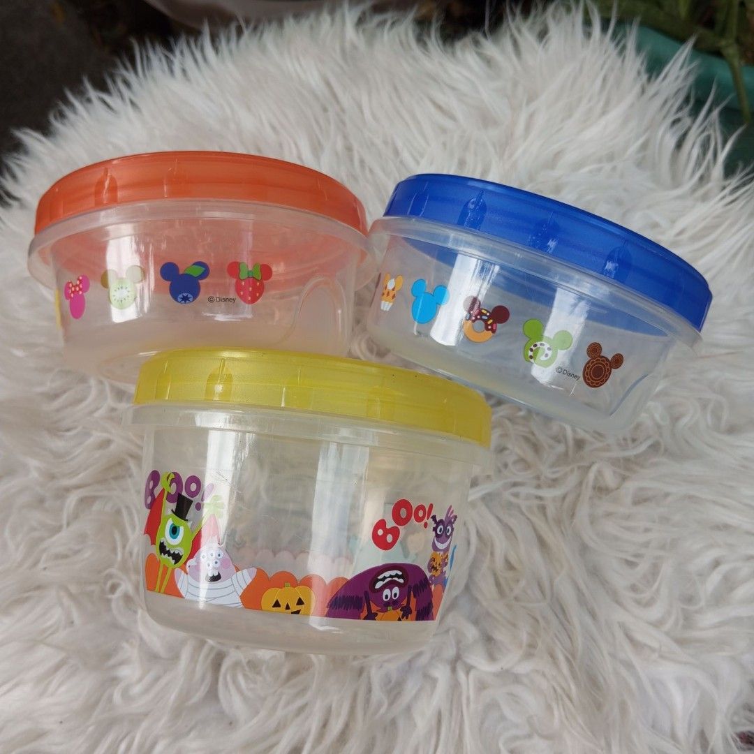 DISNEY Plasticware Food Storage Set, Furniture & Home Living ...