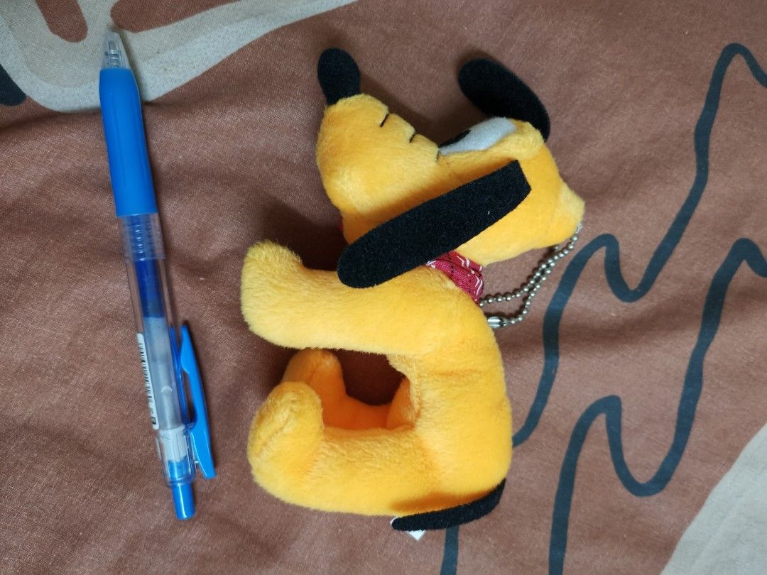 Disney Pluto plush keychain, Hobbies & Toys, Toys & Games on Carousell