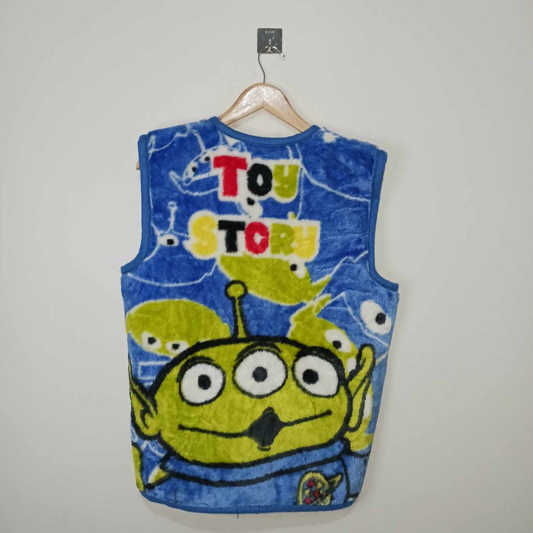 Disney Toy Story Full Zip Fleece Vest, Men's Fashion, Coats, Jackets ...