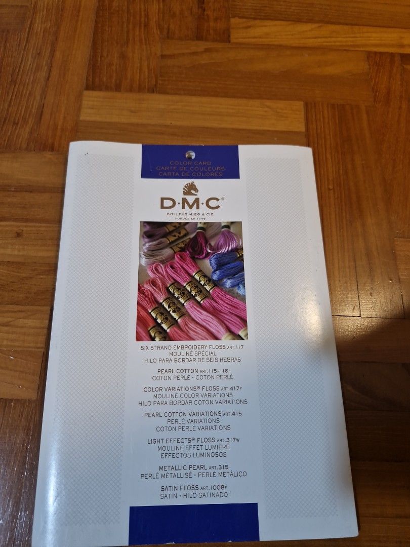 DMC floss card, Hobbies & Toys, Stationery & Craft, Handmade Craft on ...