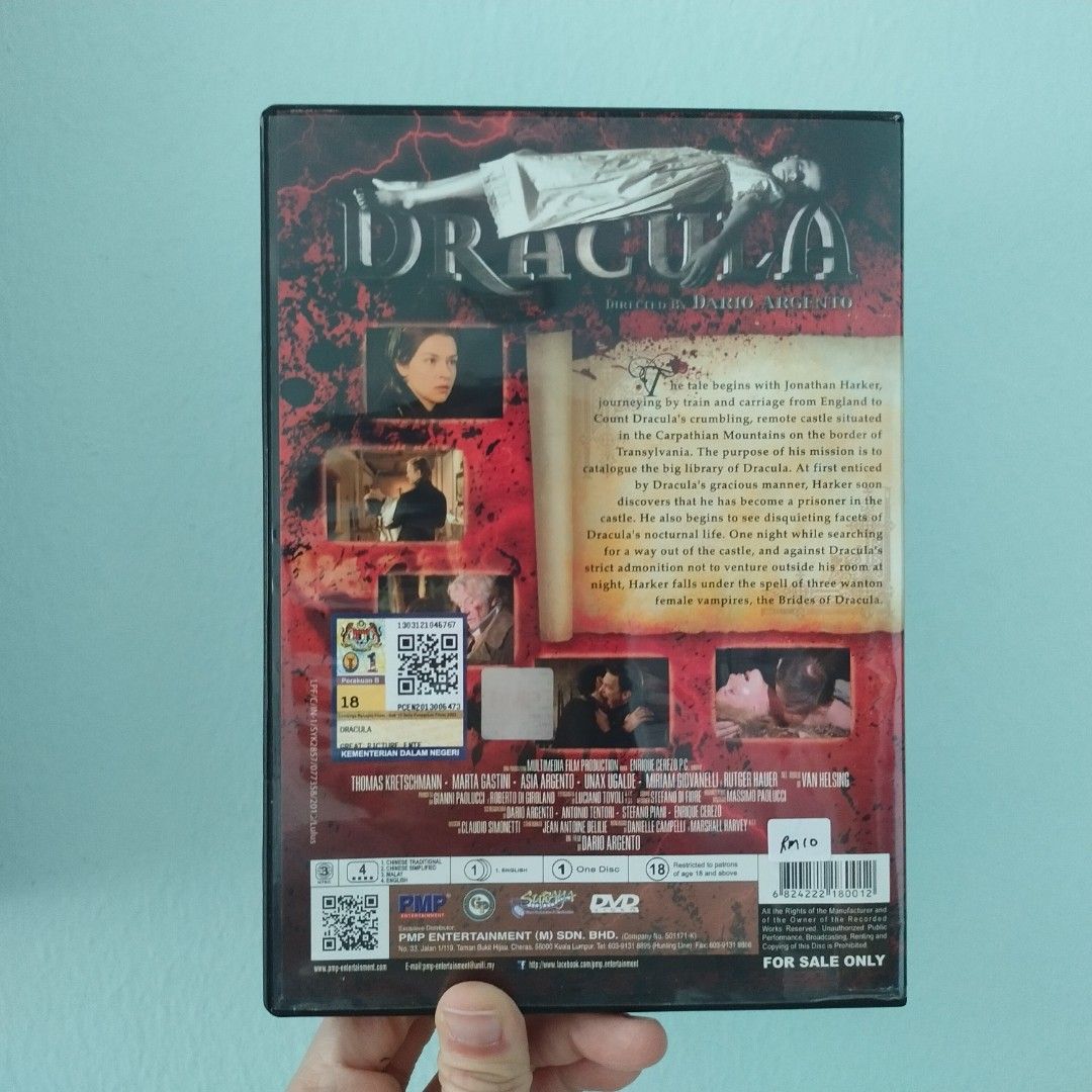 (DVD) Dracula, Hobbies & Toys, Music & Media, CDs & DVDs on Carousell