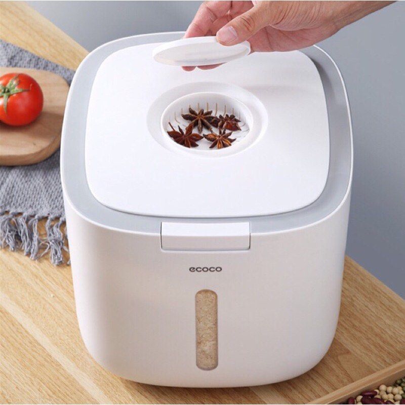 Ecoco Rice Storage Box 10kg, Furniture & Home Living, Kitchenware ...