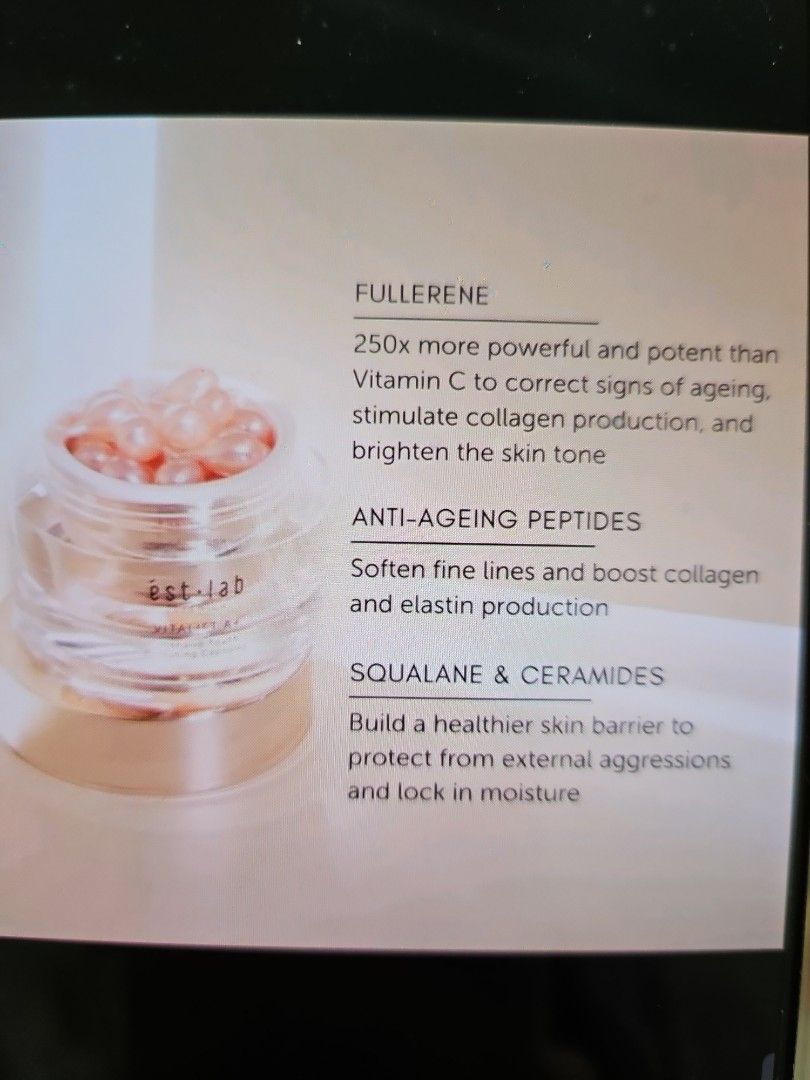 Est. Lab Vitalift A+ Intensive Youth Restoring Capsules, Beauty ...