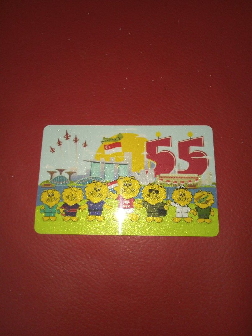 EZ-Link Card Singa 55th National Day, Hobbies & Toys, Stationery ...