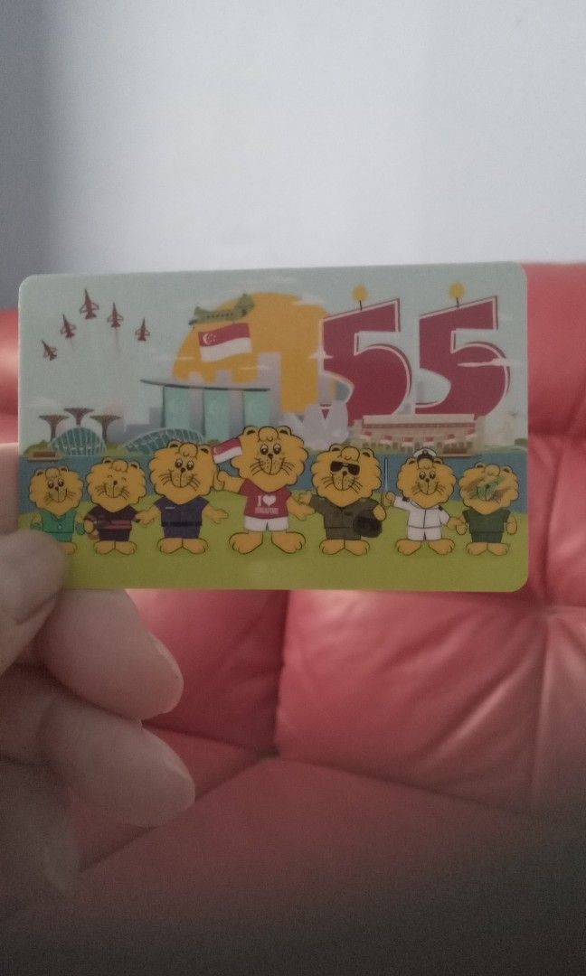 EZ-Link Card Singa 55th National Day, Hobbies & Toys, Stationery ...