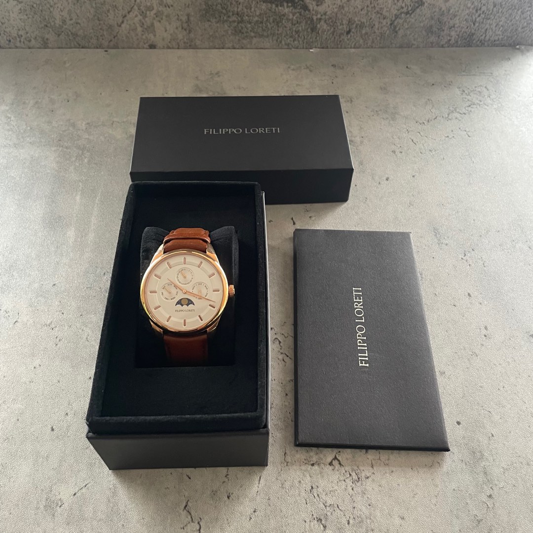 Filippo Loreti Watch Venice Moonphase, Luxury, Watches on Carousell