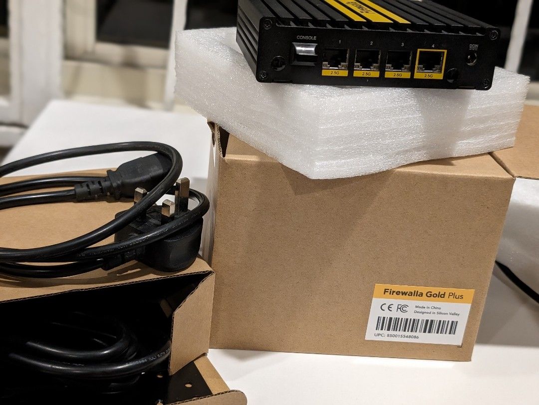 Firewalla Gold Plus: 2.5G Cyber Security Firewall & Router, Computers ...