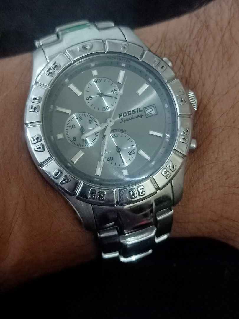Fossil speedway, Men's Fashion, Watches & Accessories, Watches on Carousell